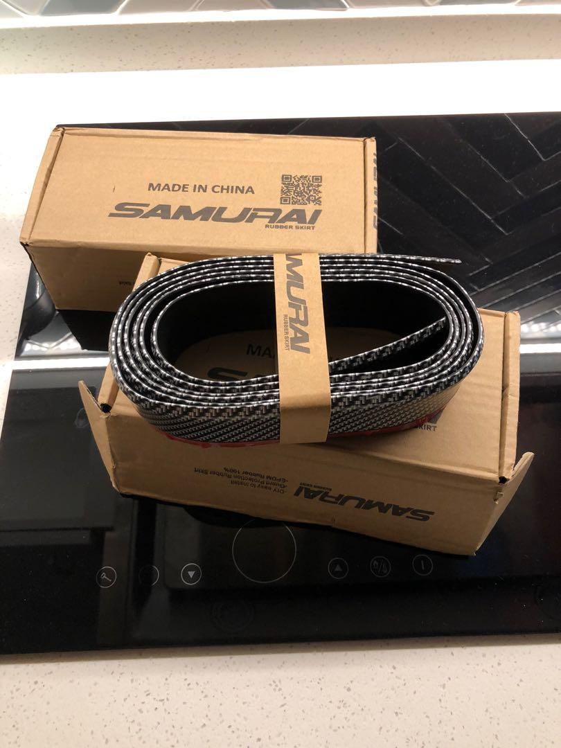 Samurai lip carbon fibre design, Car Accessories, Accessories on Carousell