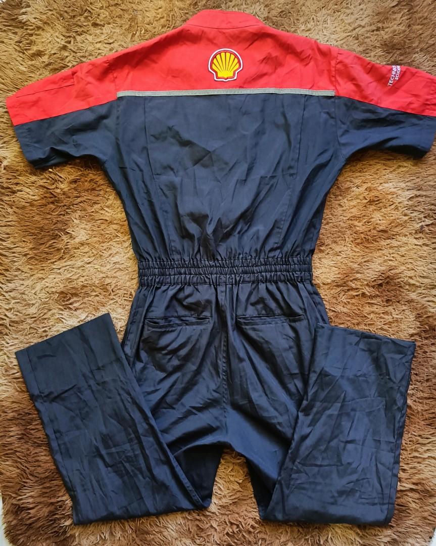 SHELL-FERRARI Overall, Men's Fashion, Tops & Sets on Carousell