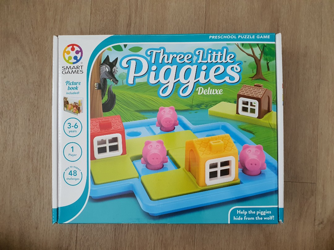 Smart Games Three Little Piggies, Hobbies & Toys, Toys & Games on Carousell