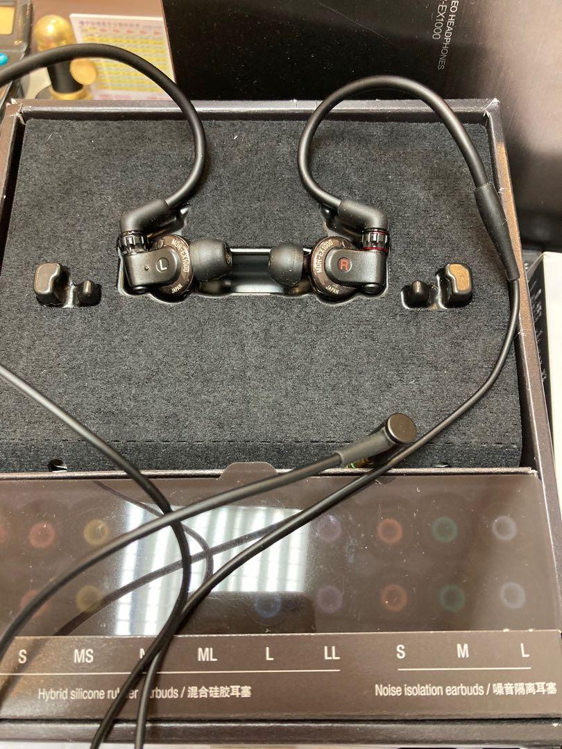 Sony MDR EX1000 EXK + MUC-M12NB1, 音響器材, 耳機 - Carousell