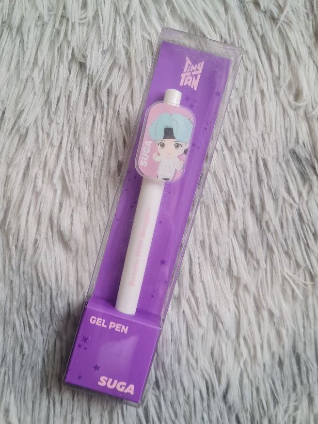 TinyTAN Suga Gel Pen, Hobbies & Toys, Memorabilia & Collectibles, K ...