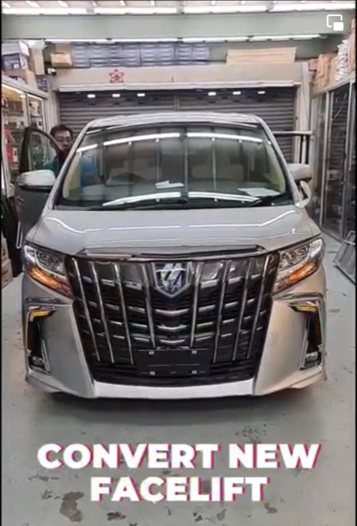 Toyota alphard 2016 convert new facelift, Car Accessories, Accessories ...