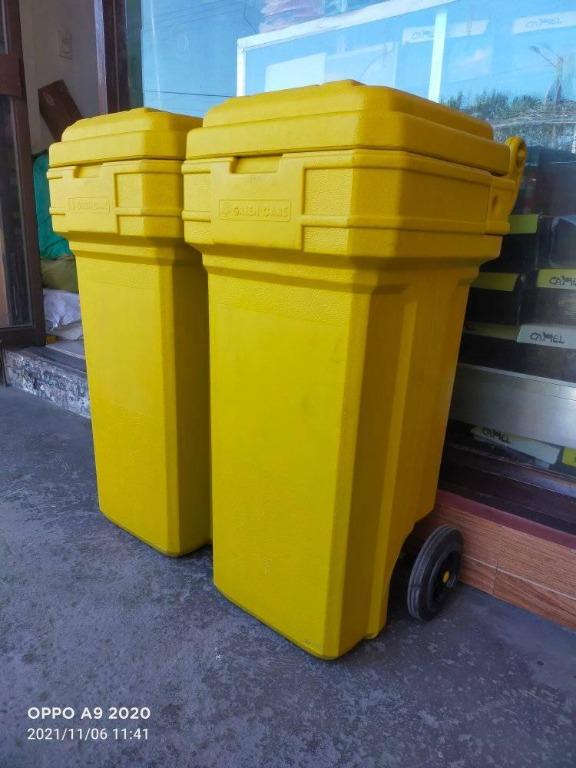 trash bin roller king 150L 664, Furniture & Home Living, Cleaning ...