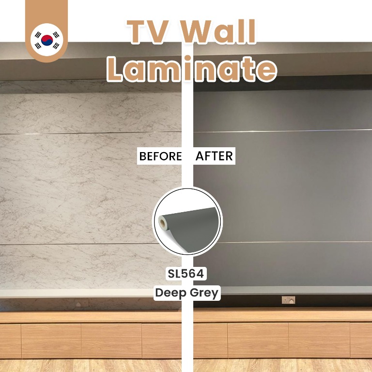 TV Wall Laminate / Wall Sticker / DIY Wallpaper / Infeel Sheet / Living ...
