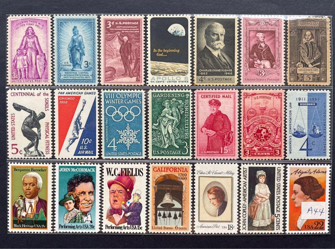 USA Certified Mail, Famous People & Performing Arts Commemorative Mint ...