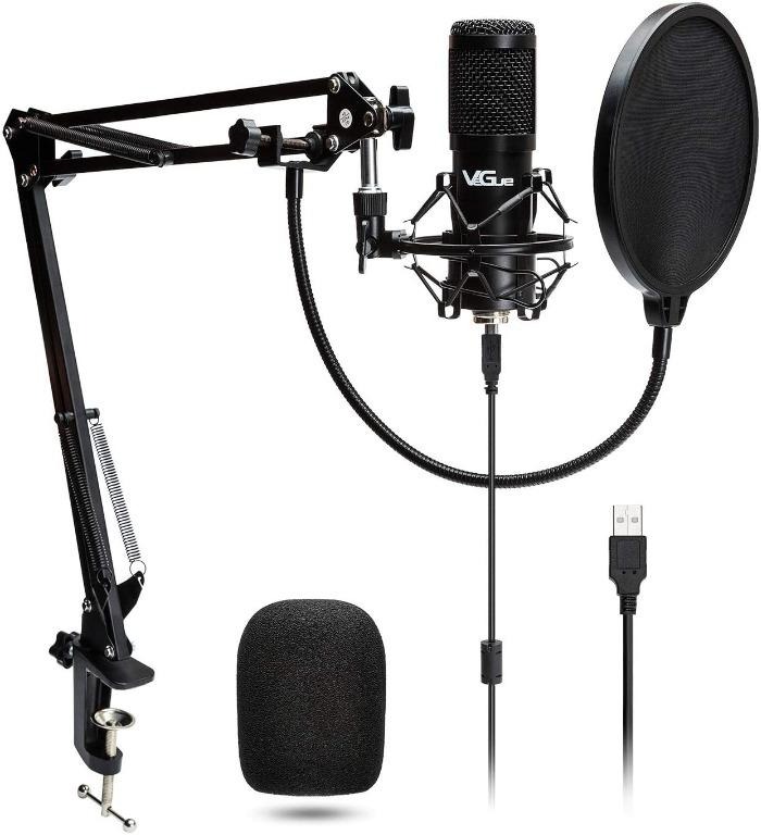 USB Microphone for Computer, Professional PC Microphone with 16 mm ...