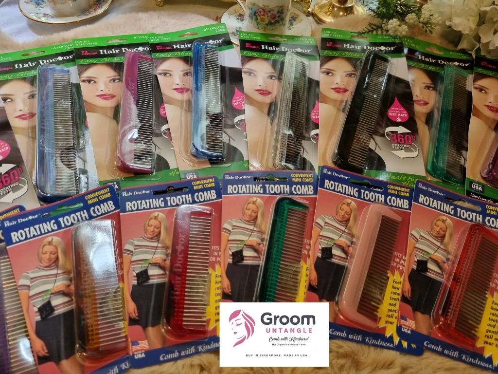 Various Original Hair Doctor Comb - Made in USA, Beauty & Personal Care ...