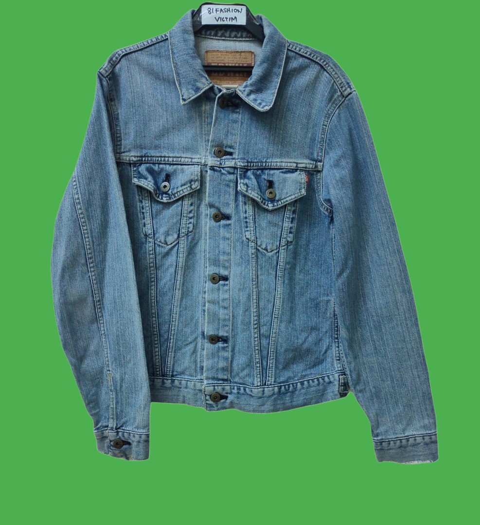 VINTAGE EDWIN DENIM JACKET, Men's Fashion, Tops & Sets on Carousell