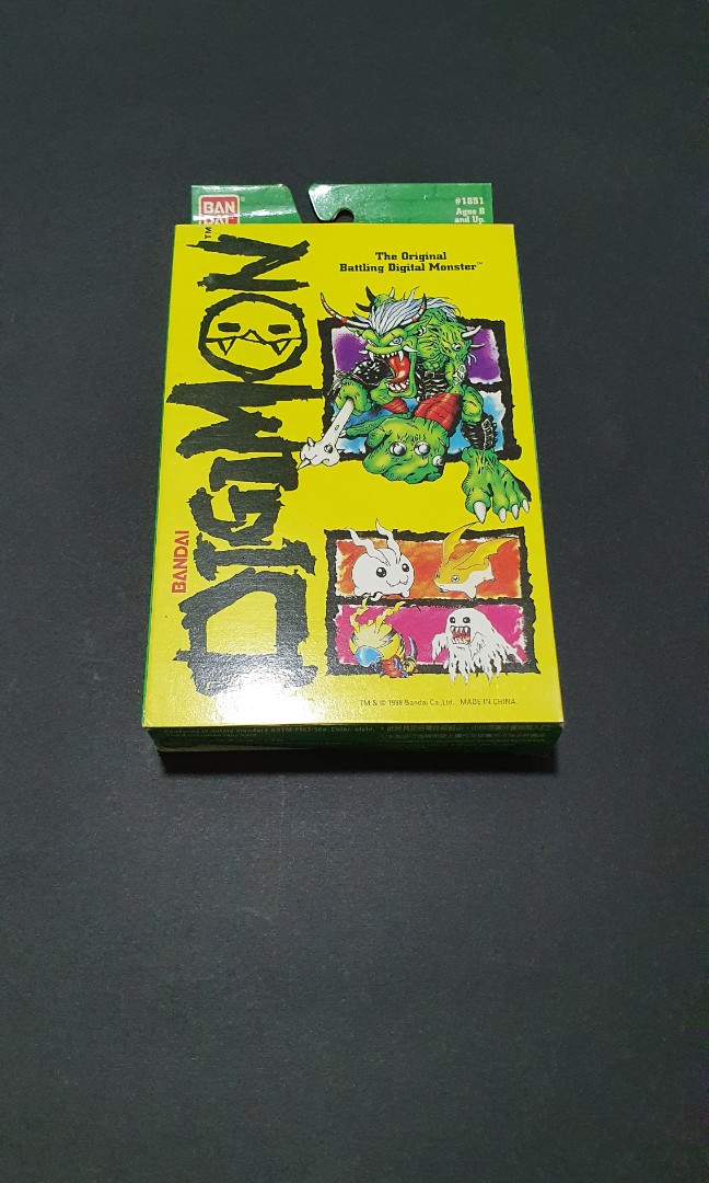 Vintage Original Digimon Vpet Version 3 Box (Manual, Battery tab ...