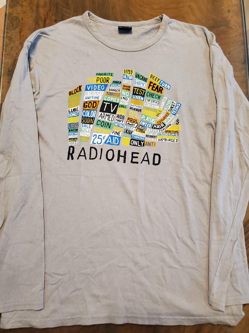 Vintage Radiohead band tee shirt, Men's Fashion, Tops & Sets, Tshirts ...