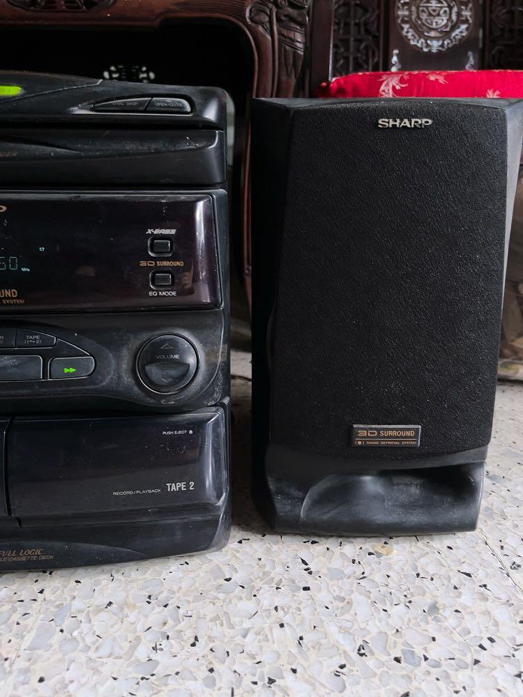 Vintage Sharp Hi Fi Sound System, Audio, Soundbars, Speakers ...
