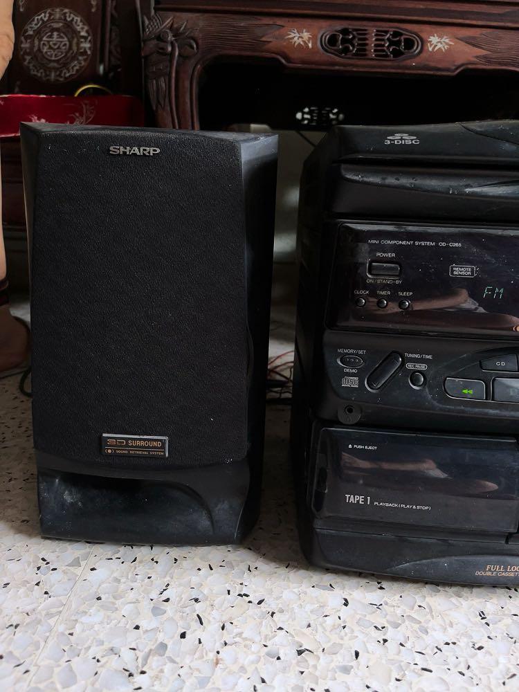 Vintage Sharp Hi Fi Sound System, Audio, Soundbars, Speakers ...