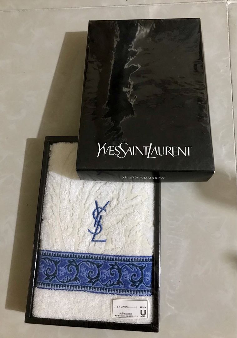 Vintage YSL Towel , comes with the original box, Luxury, Apparel on ...