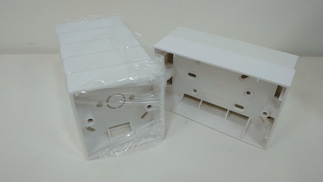 Wall Socket Box Single and Double Point, TV & Home Appliances ...