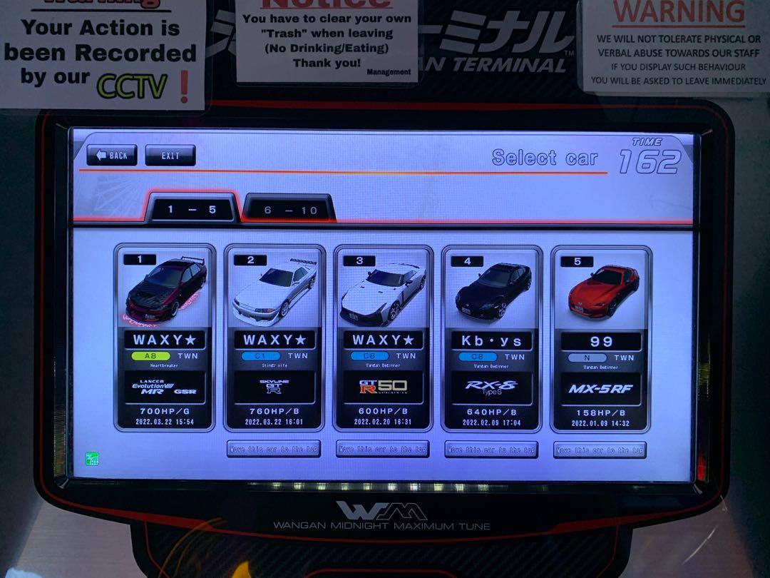 Wangan WMMT 6RR Levorg S2000 & Evo 8 R32 Banapassport Datas, Video ...