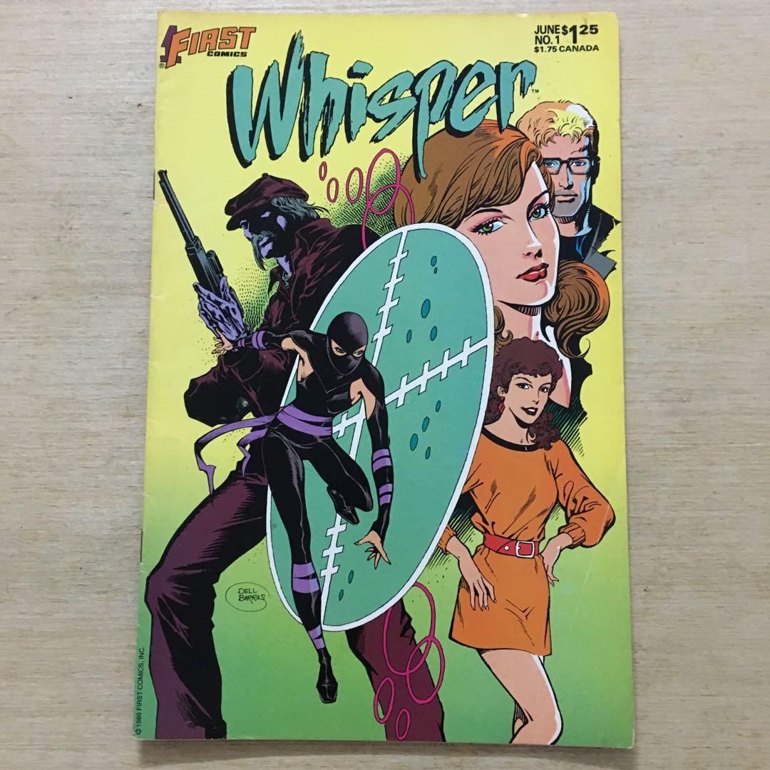 WHISPER #1 to #3 (First Comics 1986), Hobbies & Toys, Books & Magazines ...