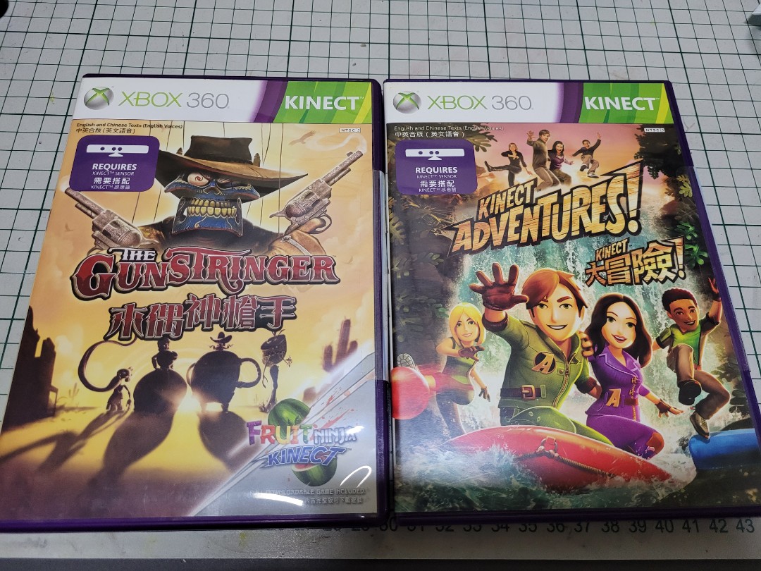 Xbox 360 Kinect Adventures The Gunstringer, Video Gaming, Video Games ...