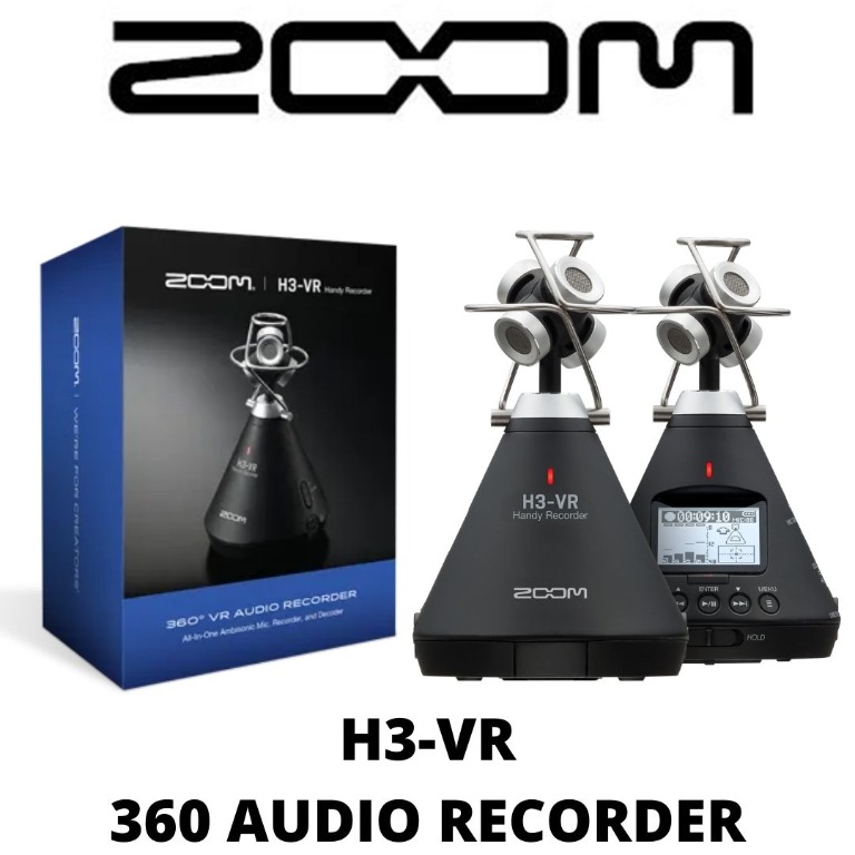 ZOOM H3-VR 360 AUDIO RECORDER, Audio, Voice Recorders on Carousell