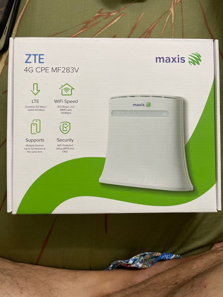 ZTE 4G CPE MF283V, Computers & Tech, Parts & Accessories on Carousell