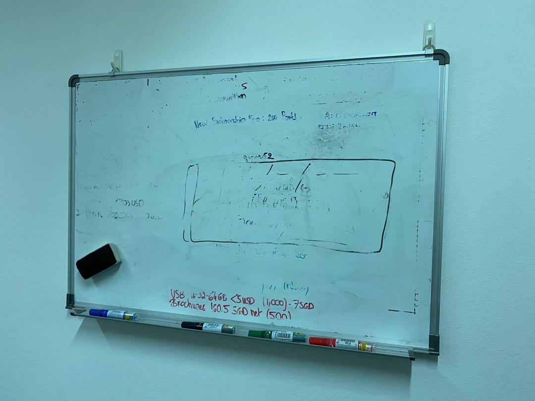 2 white boards, Everything Else on Carousell