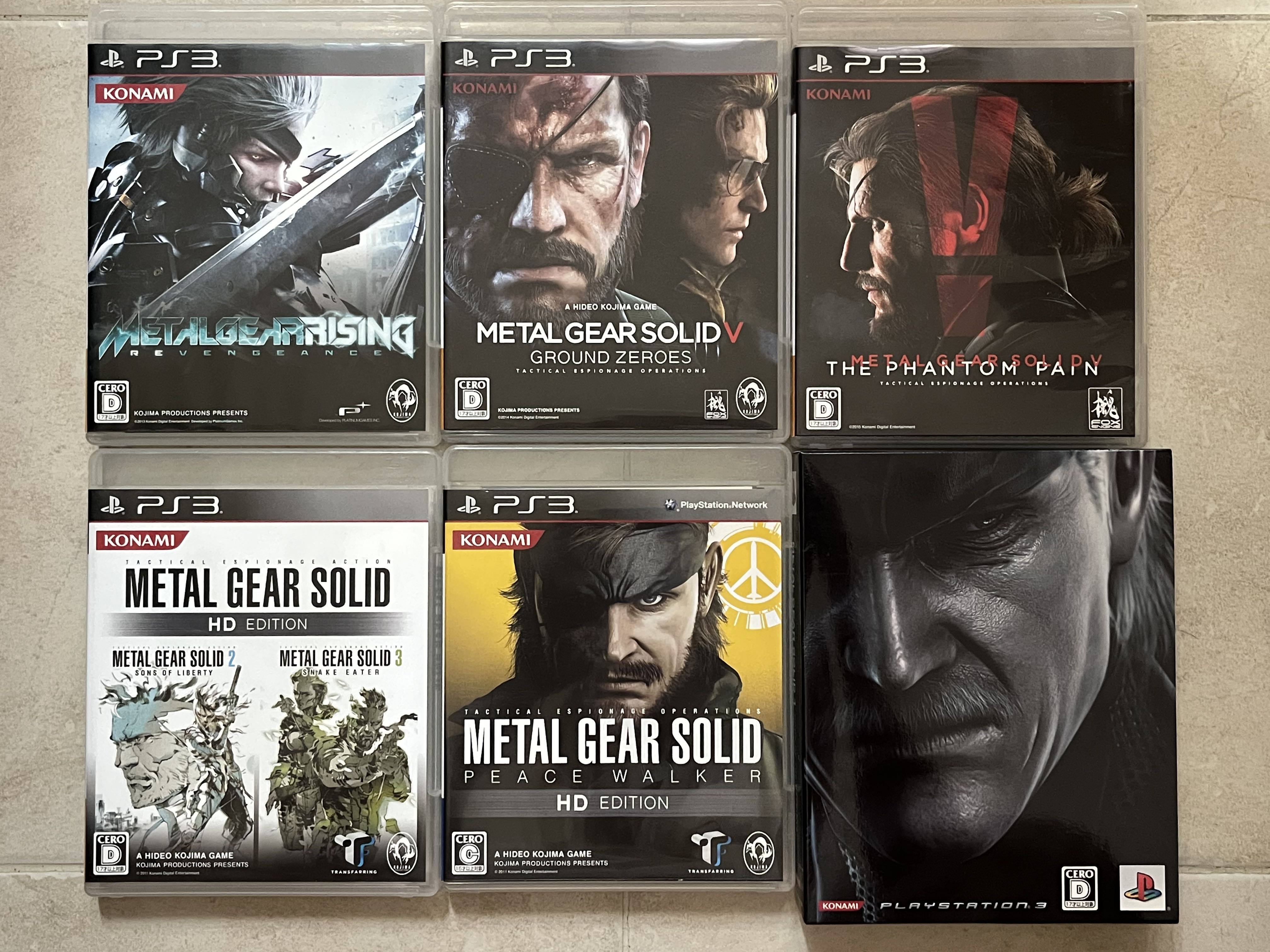 日版 PS3 METAL GEAR SOLID HD EDITION 2 SONS OF LIBERTY 3 SNAKE EATER 4 ...