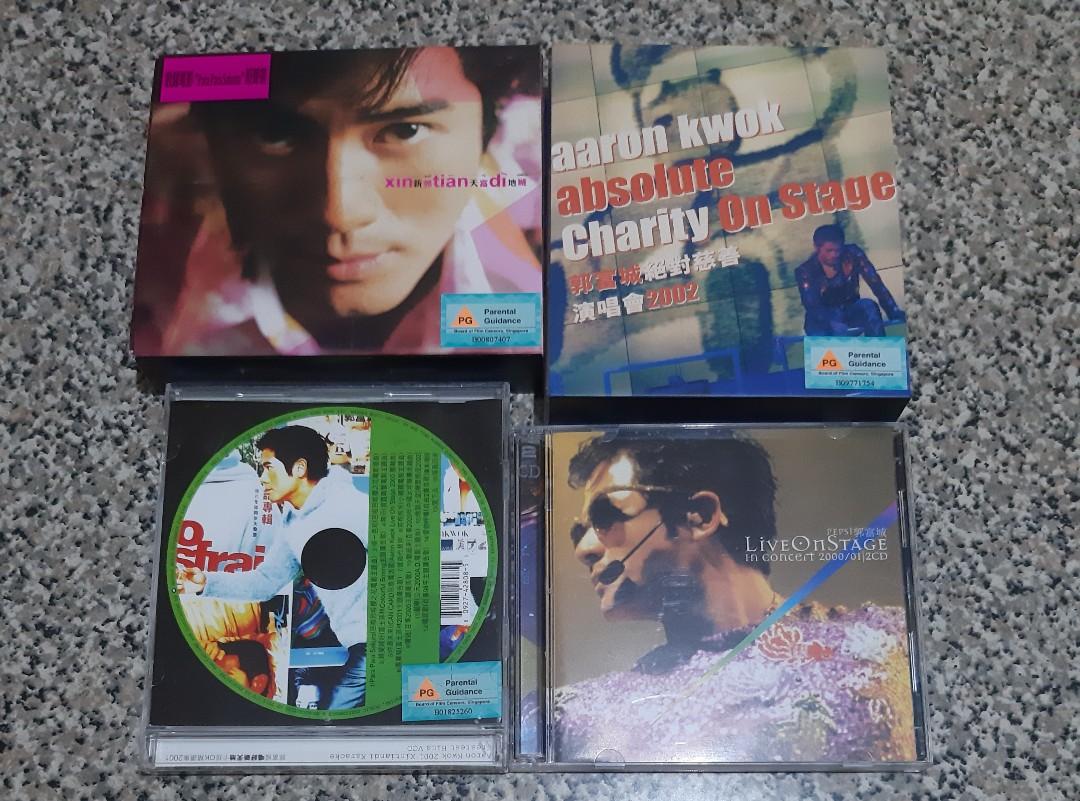 Aaron Kwok CD/VCD Collection. $5/album. Take All for $15, Hobbies ...