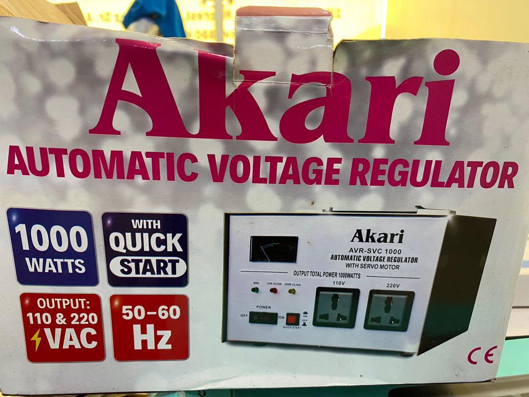 Akari Automatic Voltage Regulator 1000 watts, Everything Else, Others ...