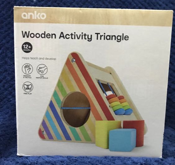 Anko Wooden Activity Triangle, Hobbies & Toys, Toys & Games on Carousell
