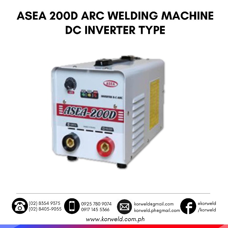 ASEA 200D DC Inverter Type Welder STICK / MMA, Commercial & Industrial ...