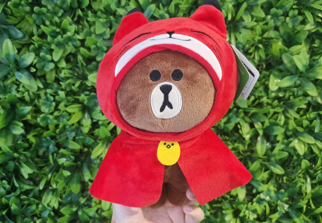 Authentic line friends Japan pretend costume rabbit bunny pink / fox ...