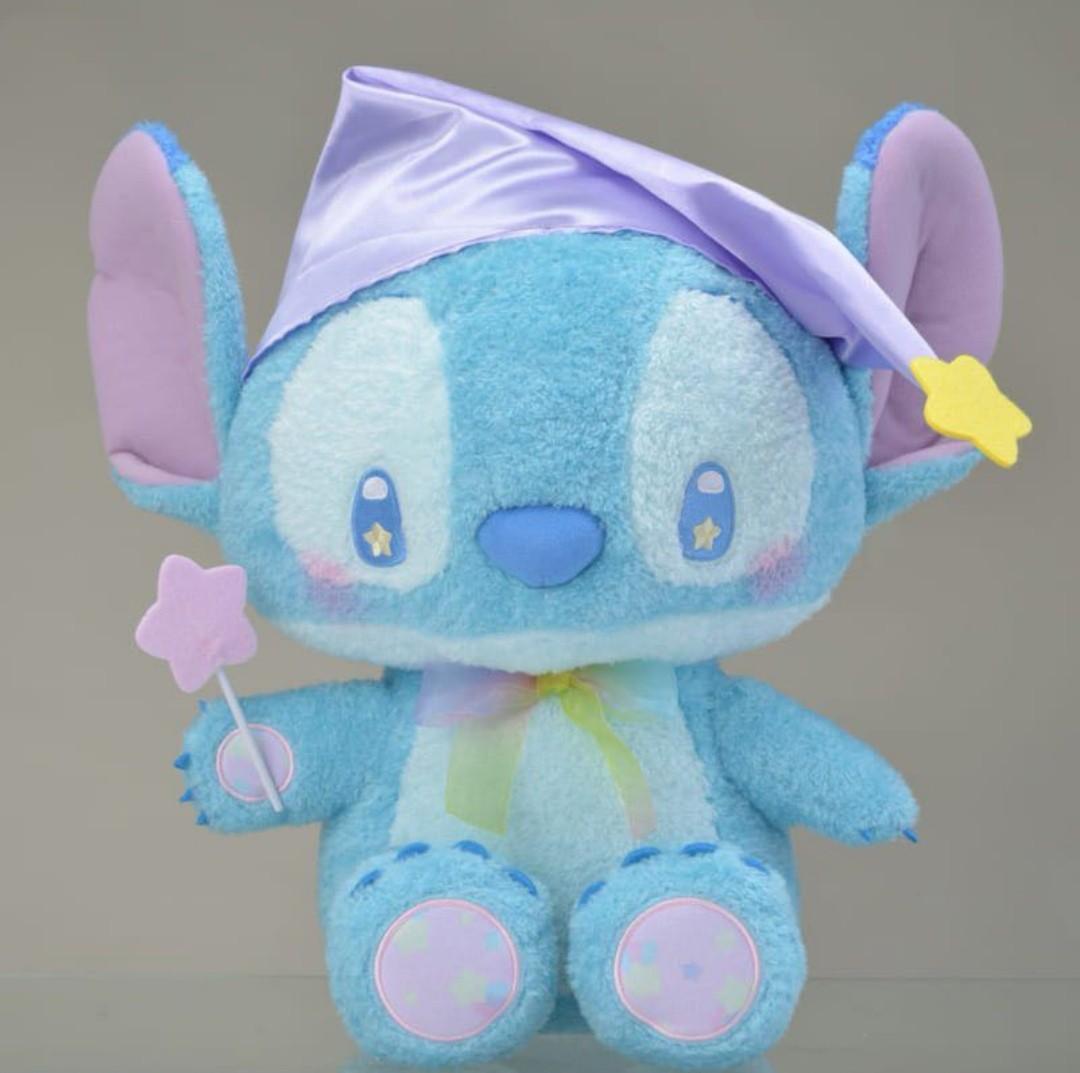 Authentic sleeping Disney lilo and stitch magic wand magician soft toy ...