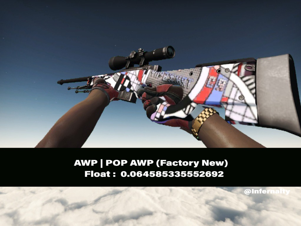 AWP POP PAW FN CSGO SKINS KNIVES, Video Gaming, Gaming Accessories, In ...