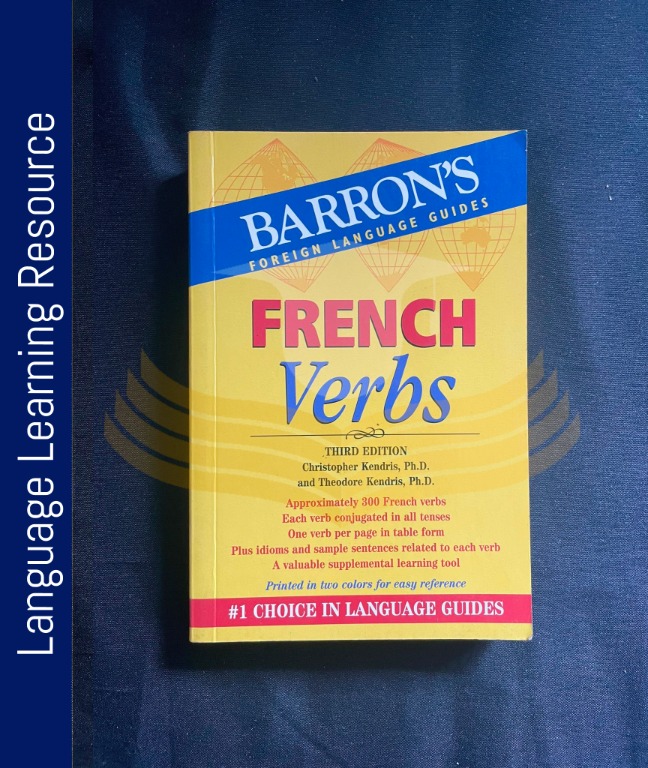 Barrons French Verbs, Hobbies & Toys, Books & Magazines, Textbooks on ...