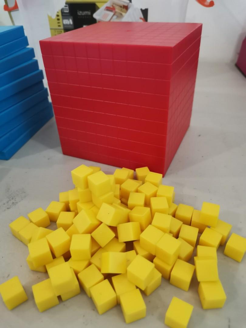 base-10-blocks-math-manipulatives-everything-else-others-on-carousell