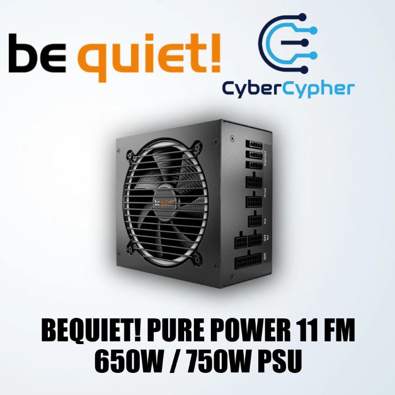Bequiet! PURE POWER 11 FM 650W/750W PSU, Computers & Tech, Parts ...