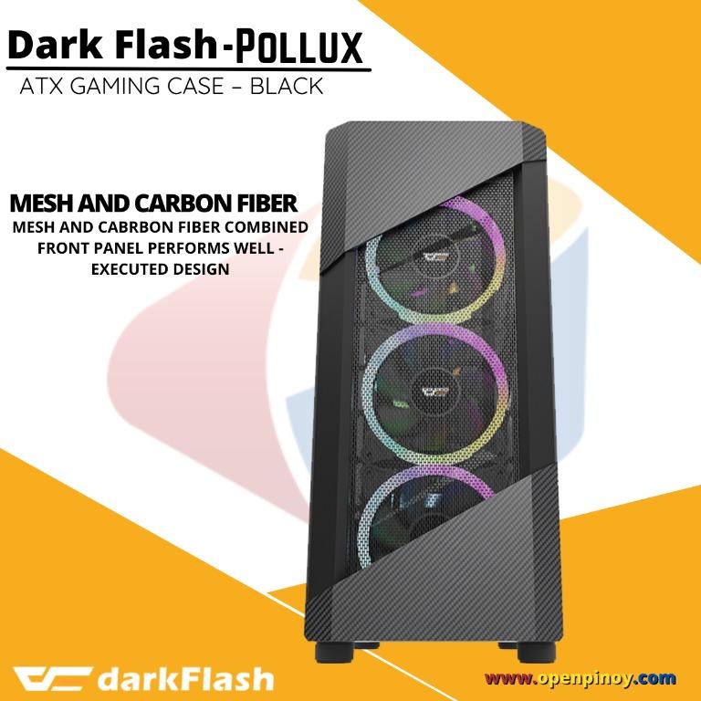 BRAND NEW : Darkflash Pollux Mid Tower ATX Gaming Case (Black), Computers & Tech, Desktops on ...