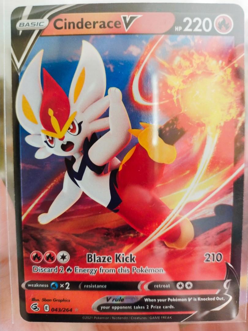 Bundle set Pokemon Cinderace V / Lance's Charizard V / Greninja V ...