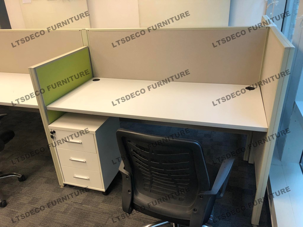 CALL CENTER TABLE WITH SHARING PANEL OFFICE PARTITIONS, Furniture ...