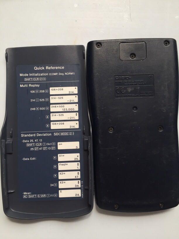 Casio fx-83ms scientific calculator Japan Surplus, Hobbies & Toys ...