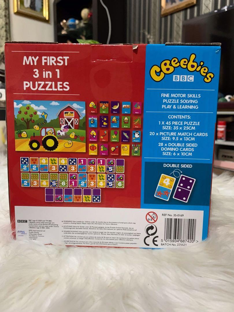 CBeebies My First 3 in 1 Puzzle on Carousell