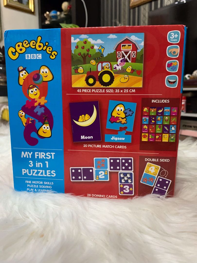 CBeebies My First 3 in 1 Puzzle on Carousell