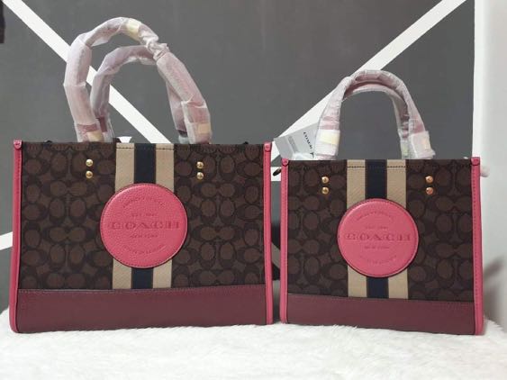 Coach dempsey pink, Women's Fashion, Bags & Wallets, Cross-body Bags on ...