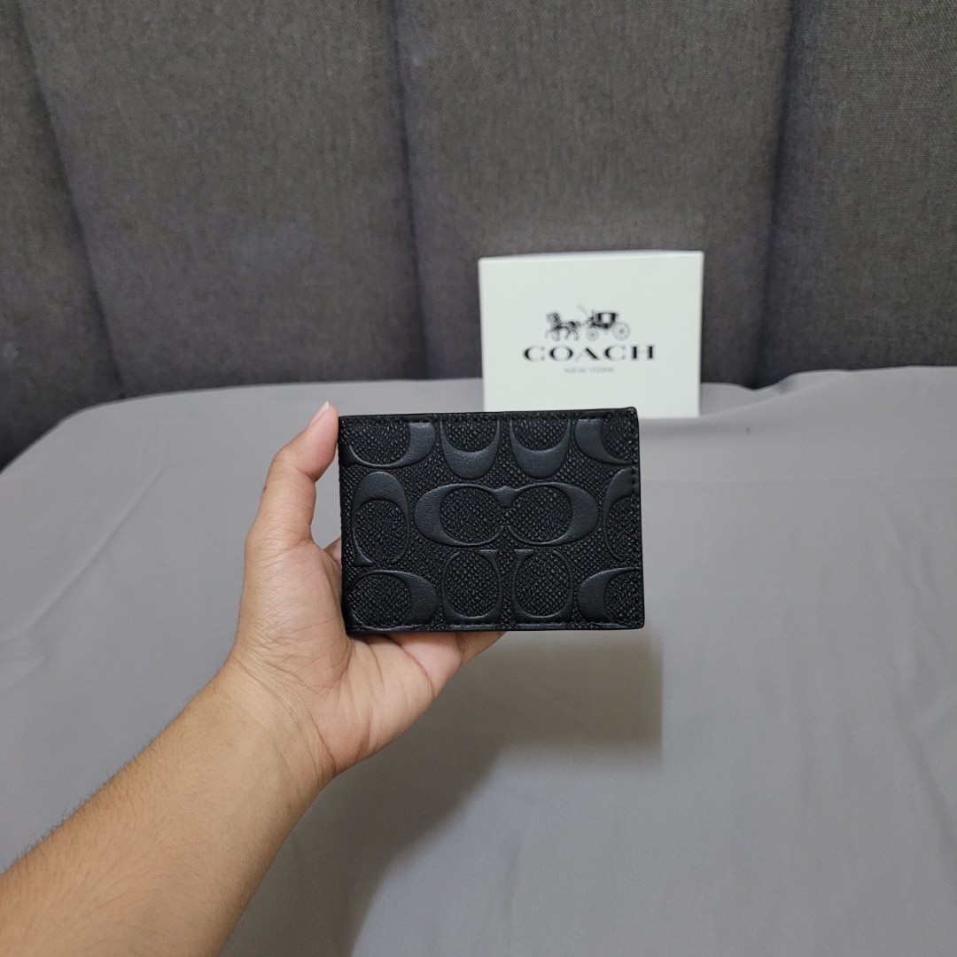 Coach Embossed Wallet Insert, Men's Fashion, Watches & Accessories ...
