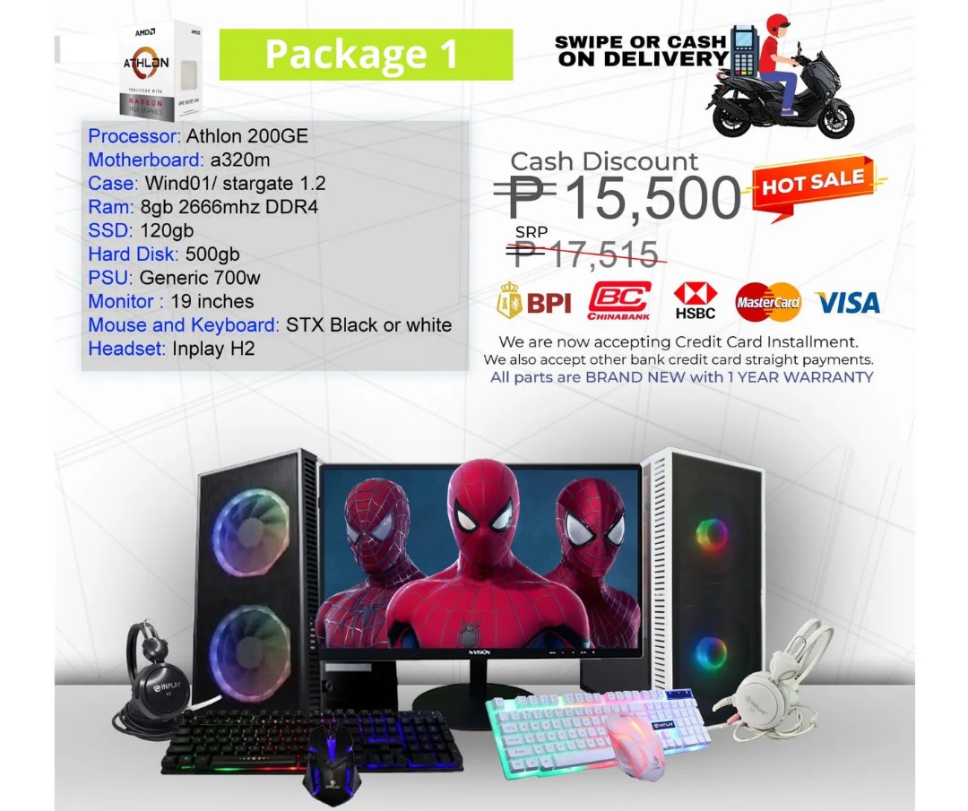 Computer Packages FULL SetUp (with 1 year warranty), Computers & Tech ...