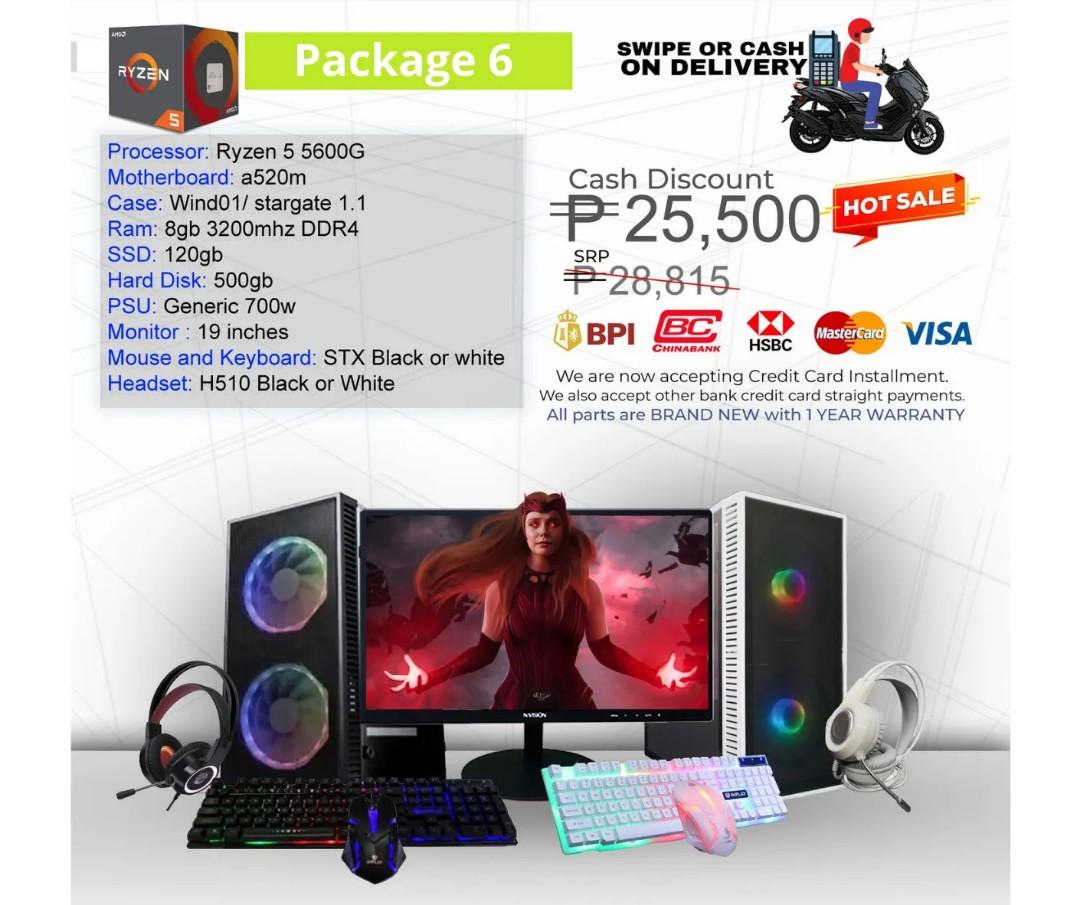 Computer Packages FULL SetUp (with 1 year warranty), Computers & Tech ...