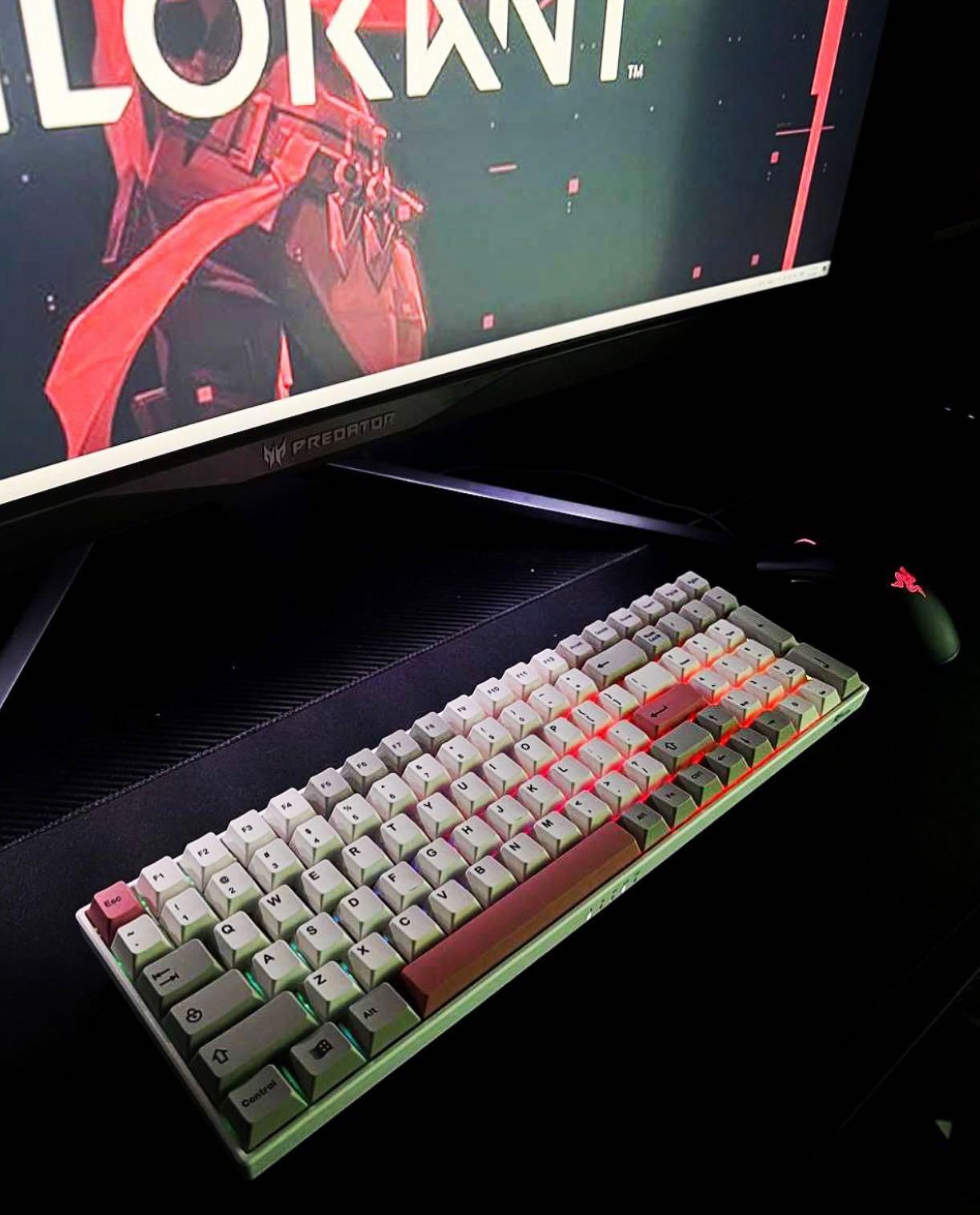 CUSTOM KEYBOARD Akko / gateron / cherry / keychron Corsair Razer ...