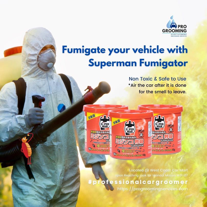 DIY Car fumigation services cockroach, Car Accessories, Car Workshops ...