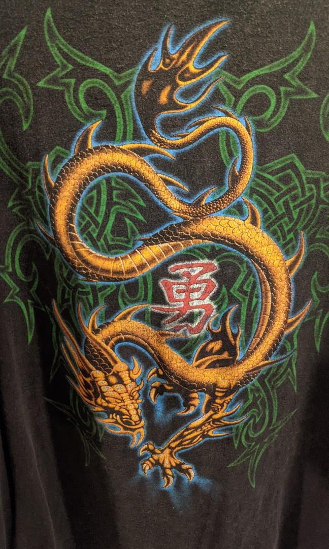 Dragon Zodiac Print Jahak, Men's Fashion, Tops & Sets on Carousell