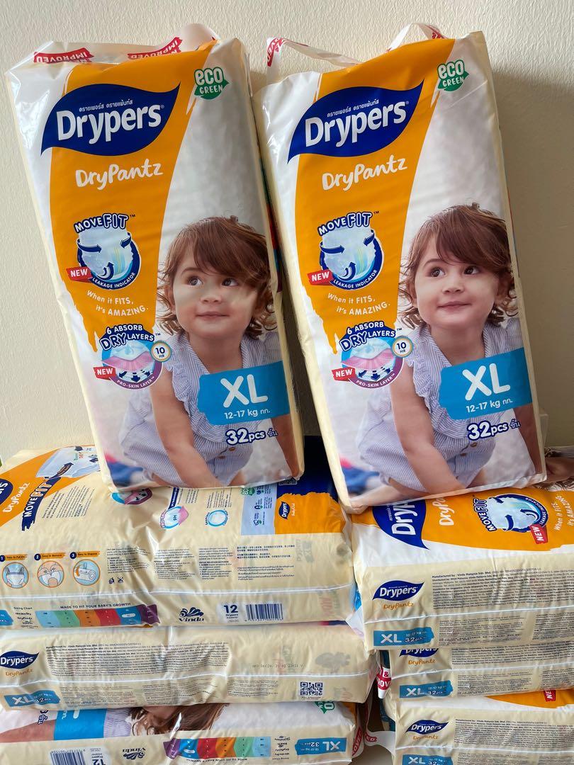 Drypers DryPantz Pant XL, Babies & Kids, Bathing & Changing, Diapers ...