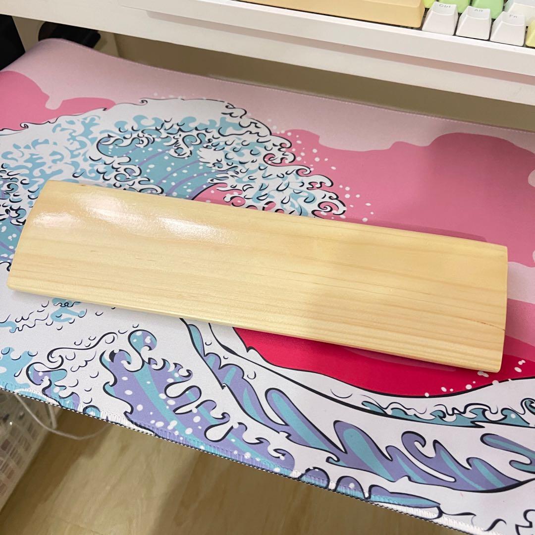 Ergonomic Solid wood Wrist Rest with Anti Slip Rubber/Mechanical ...